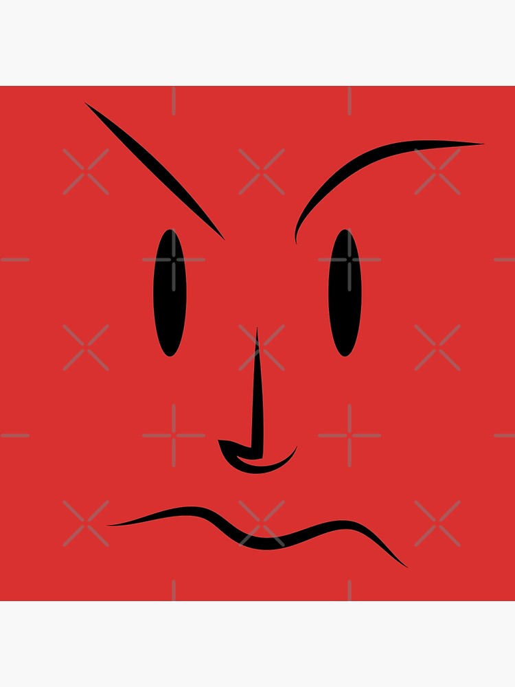 "Angry Doodle face" Poster for Sale by Crystarowz | Redbubble