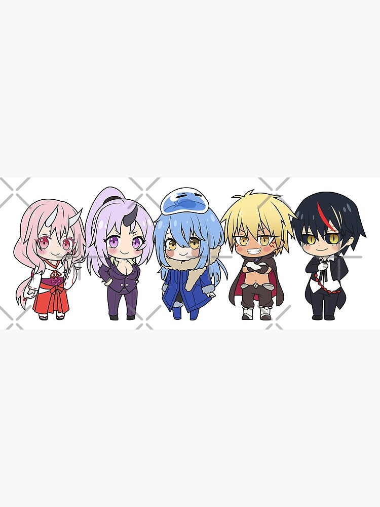 "Shuna Shion Rimuru Veldora Diablo Chibis" Canvas Print by ChibiCheems ...