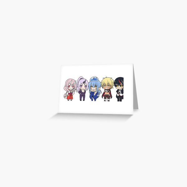 "Shuna Shion Rimuru Veldora Diablo Chibis" Greeting Card for Sale by ...