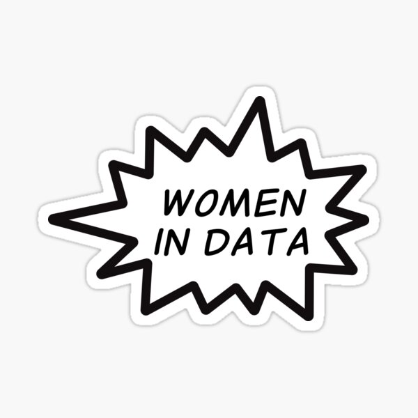 "Tableau "Women in Data"" Sticker for Sale by BerkleyCo | Redbubble