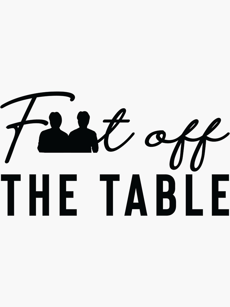 "Feet off the table Fred and George Weasley" Sticker for Sale by ...