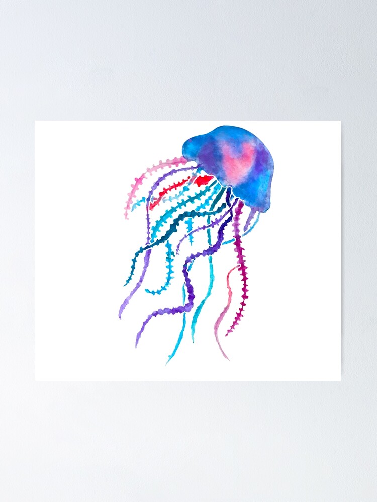 "Jellyfish" Poster for Sale by AOKG | Redbubble