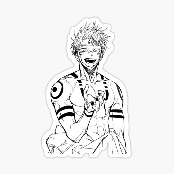 "sakuna || jujutsu kaisen || Anime" Sticker for Sale by AnimeNinja ...