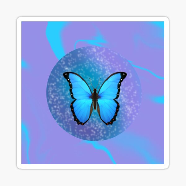 "Butterfly Emoji" Sticker by Cmari1101 | Redbubble