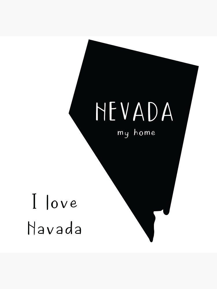 "Nevada state sticker pack" Poster for Sale by latteeeeeeee | Redbubble