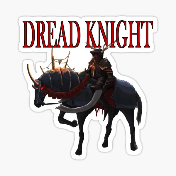 "the mighty Dreadknight" Sticker for Sale by Sir-Gator | Redbubble