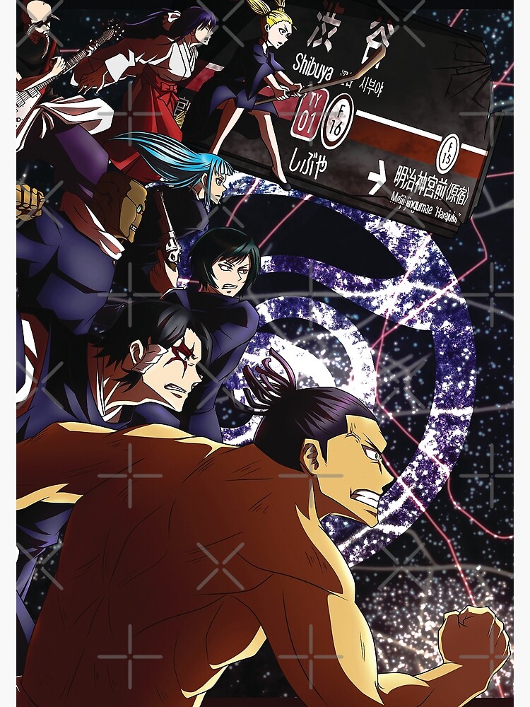 "Kyoto Jujutsu High School Fan Art Jujutsu Kaisen Poster Print, Anime ...
