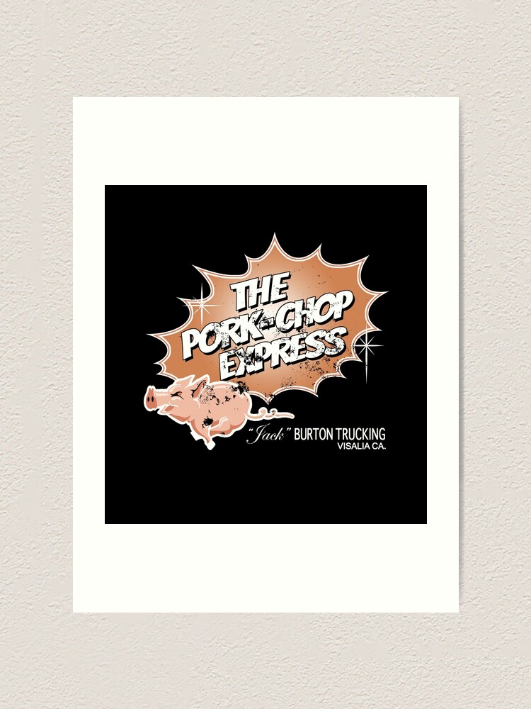 "Pork Chop Express - Distressed Mocha Variant" Art Print by Purakushi ...