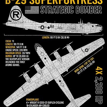 "B-29 Superfortress Bomber ww2 US Aircraft Plane USAF Airplane ...