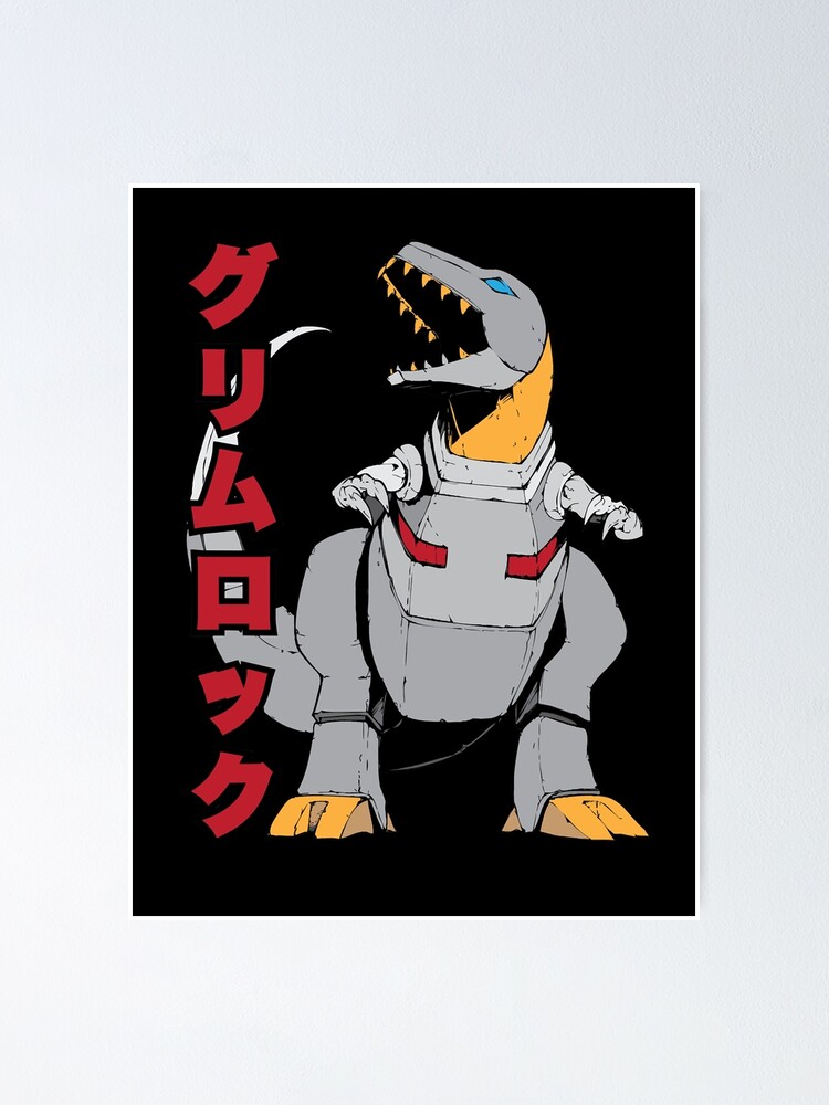 "GRIMLOCK" Poster for Sale by JusticeKing | Redbubble