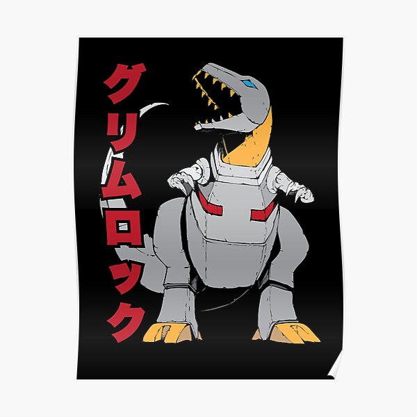 "GRIMLOCK" Poster for Sale by JusticeKing | Redbubble