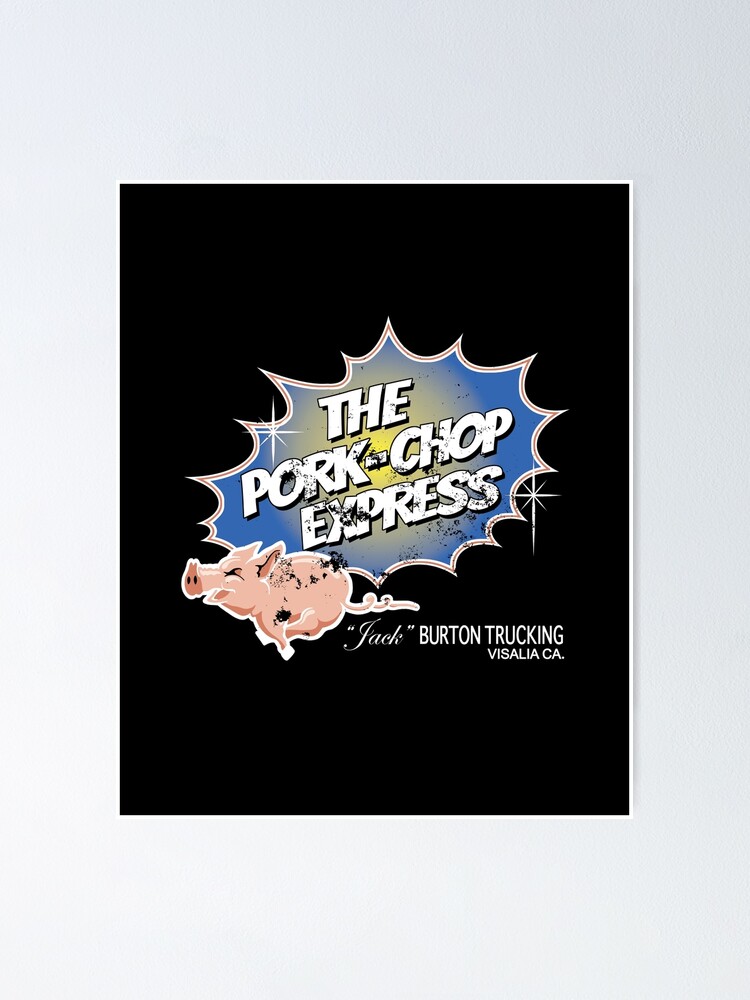 "Pork Chop Express - Distressed Blue Tang Variant" Poster by Purakushi ...