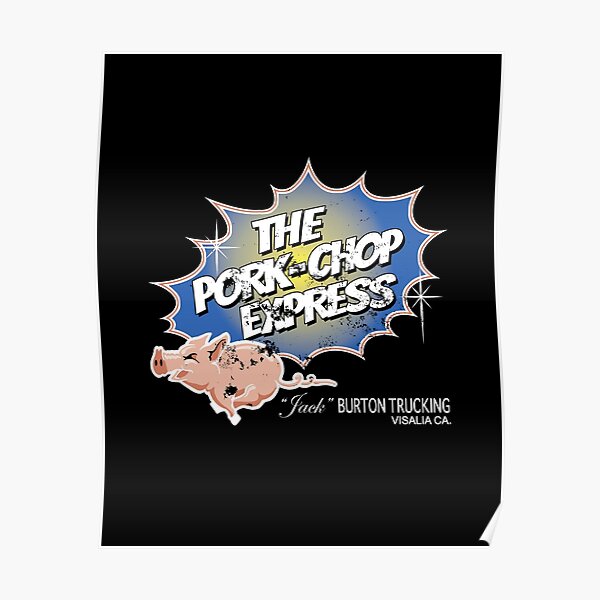 "Pork Chop Express - Distressed Blue Tang Variant" Poster by Purakushi ...