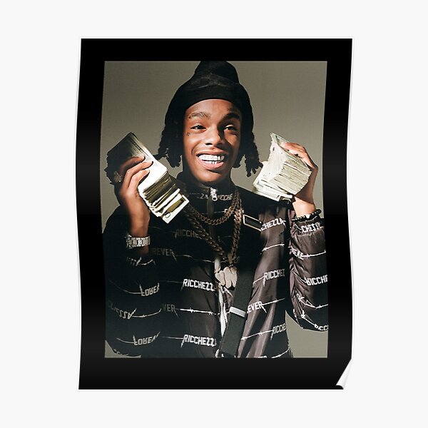 "YNW Melly With STACKS" Poster by JusticeKing | Redbubble