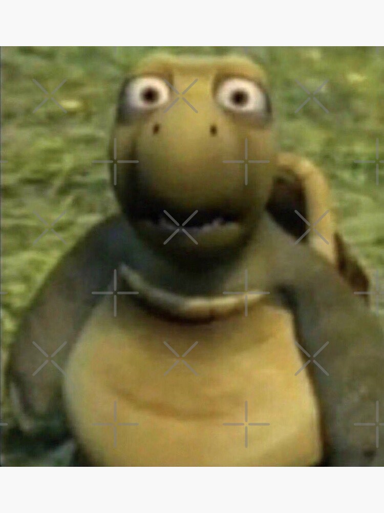 "over the hedge turtle meme" Magnet for Sale by jadedavin | Redbubble