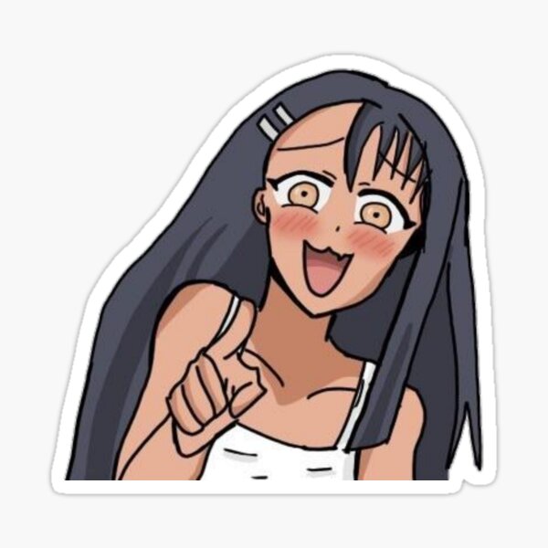 "Nagatoro " Sticker for Sale by yatovii | Redbubble