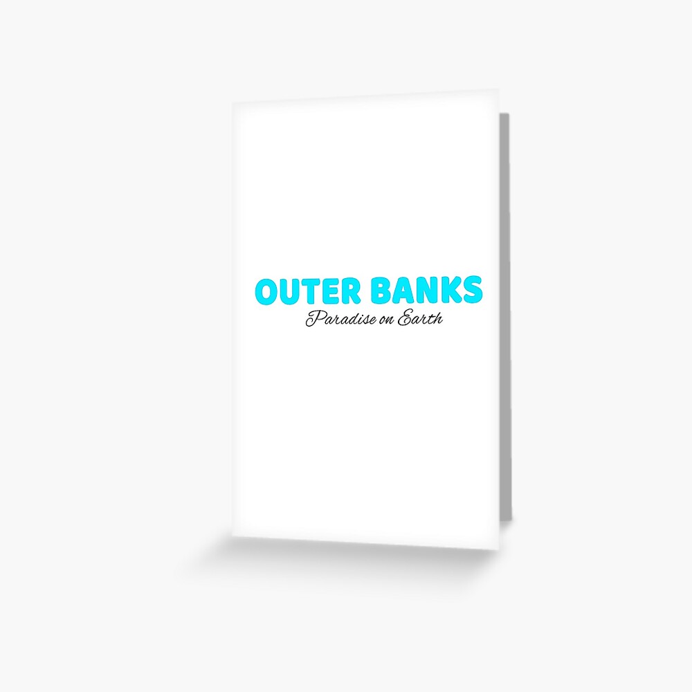 "Outer banks sticker" Greeting Card for Sale by designjpeg | Redbubble