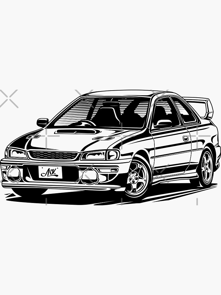 "EUROBEAT INTENSIFIES - WRX STI Coupe Type R Version GC8F full-body ...