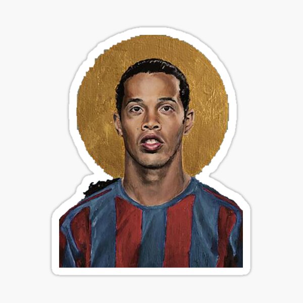 "Ronaldinho - Design - Football Legends" Sticker for Sale by Great ...