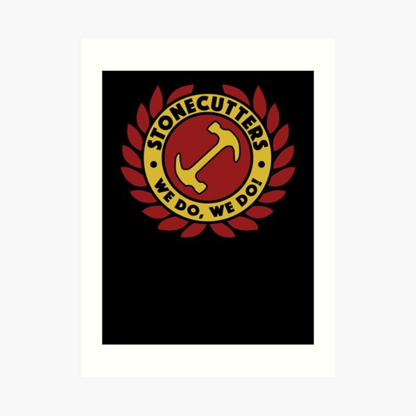 "The Stonecutters Logo" Art Print by RossJamesOlsen | Redbubble