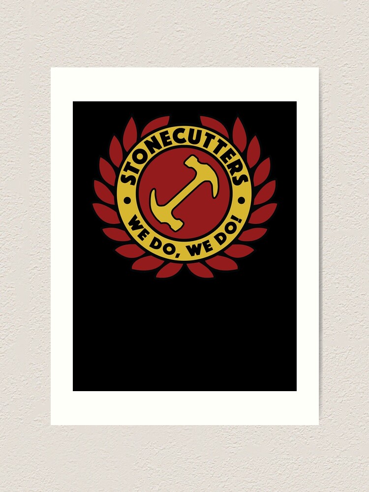 "The Stonecutters Logo" Art Print by RossJamesOlsen | Redbubble