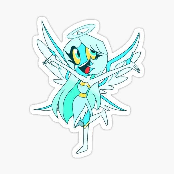 "Smol Angel Verosika (Helluva Boss)" Sticker for Sale by EMositeCC ...