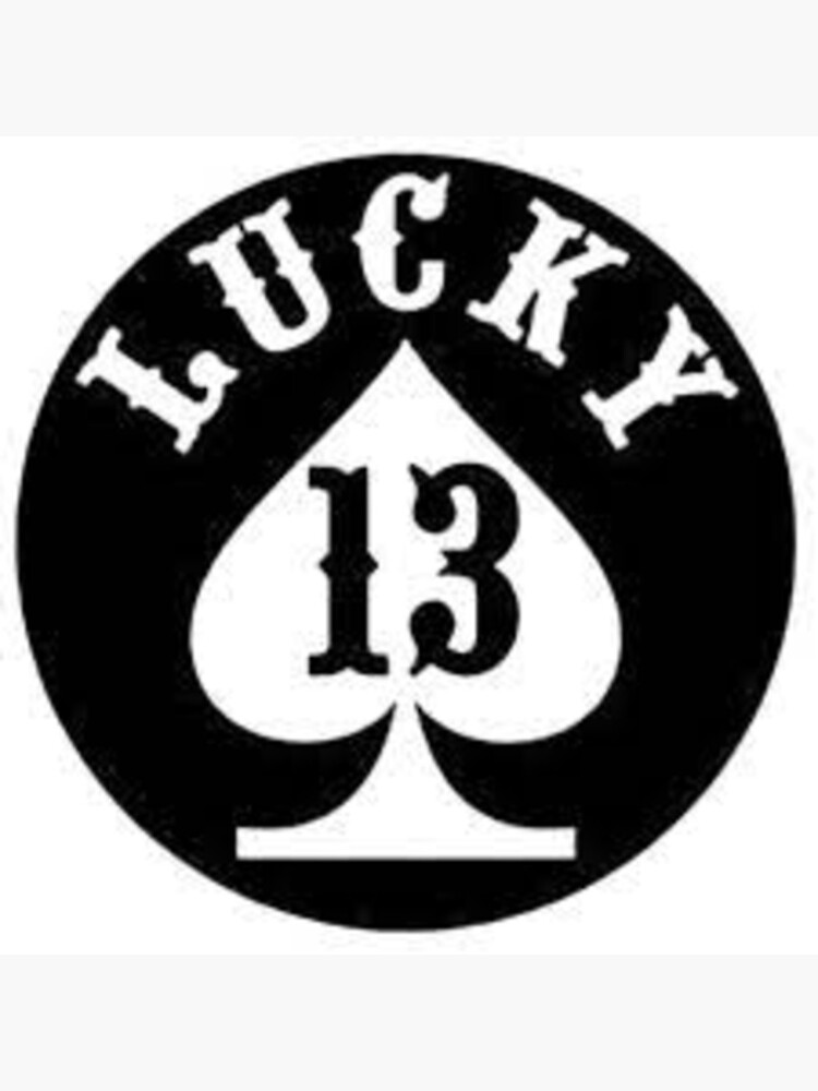 "Lucky 13" Poster for Sale by Cara13ineStore | Redbubble