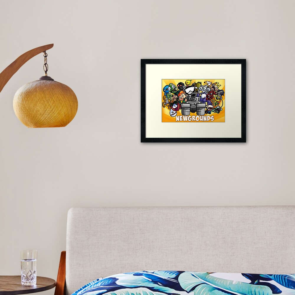 "Newgrounds Yellow" Poster for Sale by Kubernikus18 | Redbubble