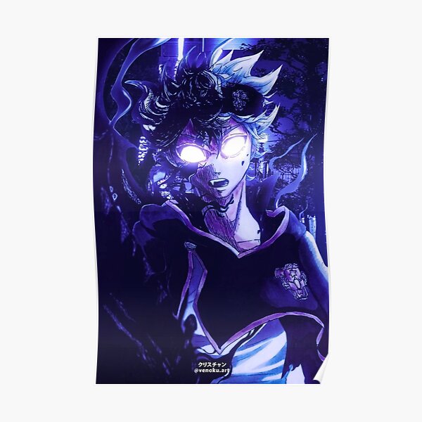 "Asta" Poster for Sale by KANJIAnimeSTORE | Redbubble