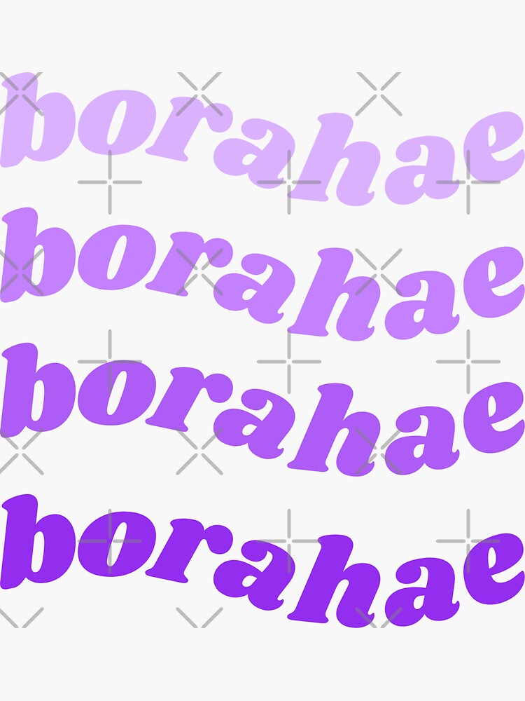 "bts i purple you borahae" Sticker for Sale by Purplee7 | Redbubble