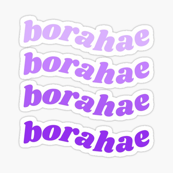 "bts i purple you borahae" Sticker for Sale by Purplee7 | Redbubble