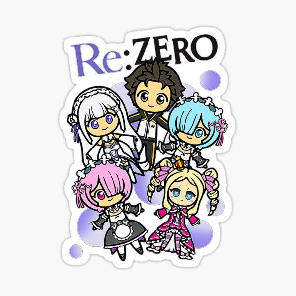 "Re Zero" Sticker for Sale by rezeroo210 | Redbubble