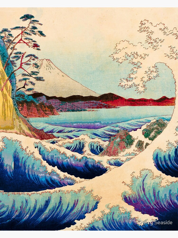 "Mount Fuji, the Great Wave off Kanagawa" Photographic Print for Sale ...