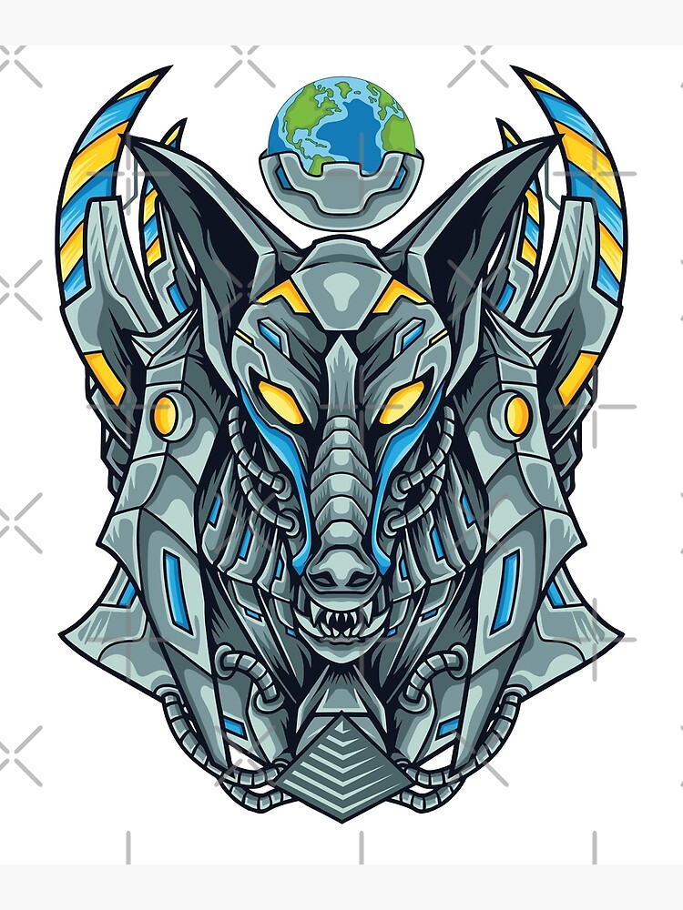 "Robotic Anubis" Poster for Sale by kdgprints | Redbubble