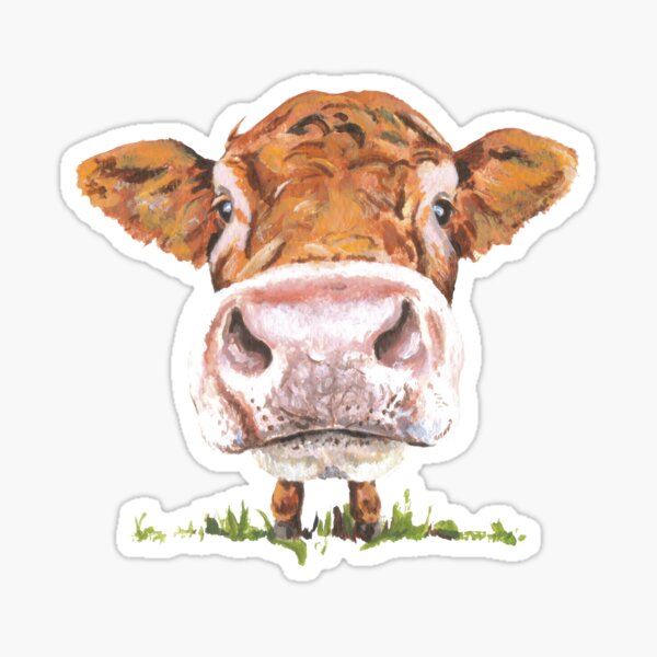 Cow Stickers | Redbubble