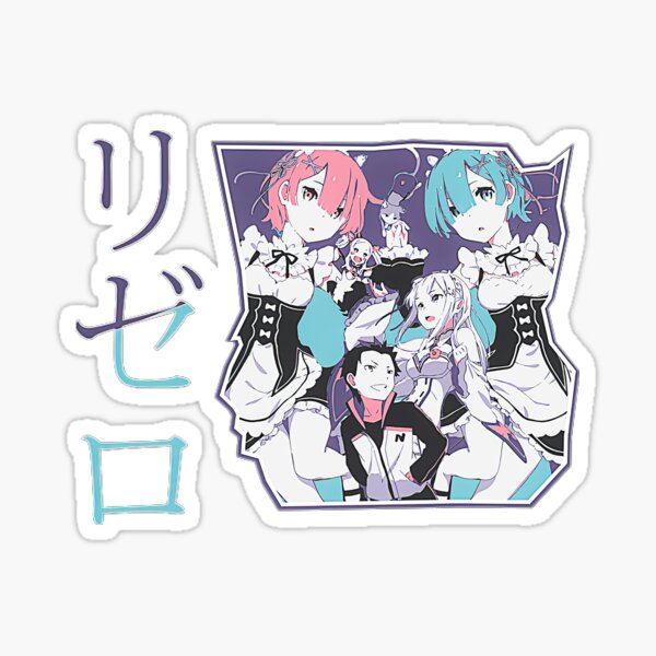"Re Zero" Sticker for Sale by rezeroo210 | Redbubble