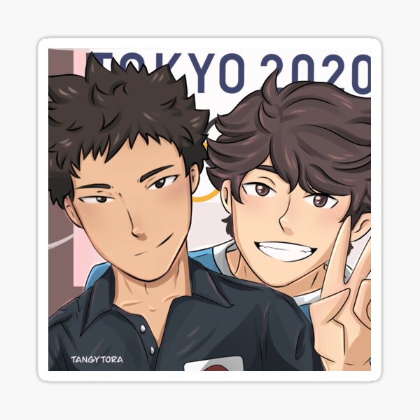 "Haikyuu Oikawa and Iwaizumi Part 2" Sticker for Sale by TangyTora ...