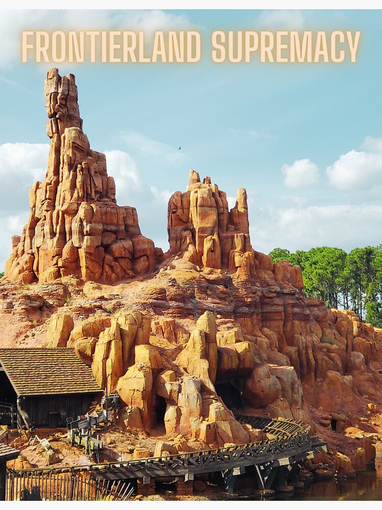 "Frontierland Supremacy " Sticker for Sale by JadeEye | Redbubble