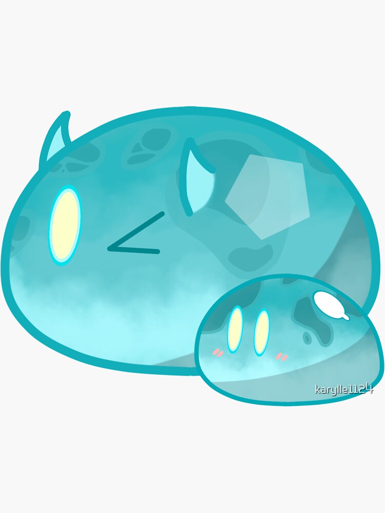 "Hydro Slime| Genshin Impact" Sticker for Sale by karylle1124 | Redbubble