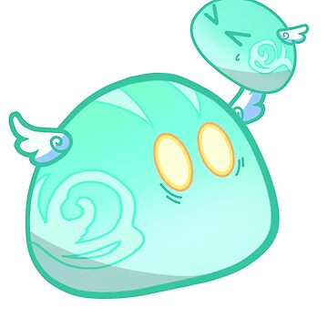"Anemo Slime| Genshin anime" Sticker for Sale by karylle1124 | Redbubble