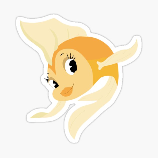 "Cleo The Fish" Sticker for Sale by Julia2Julia | Redbubble