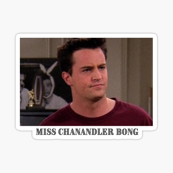 Chandler Bing Stickers | Redbubble