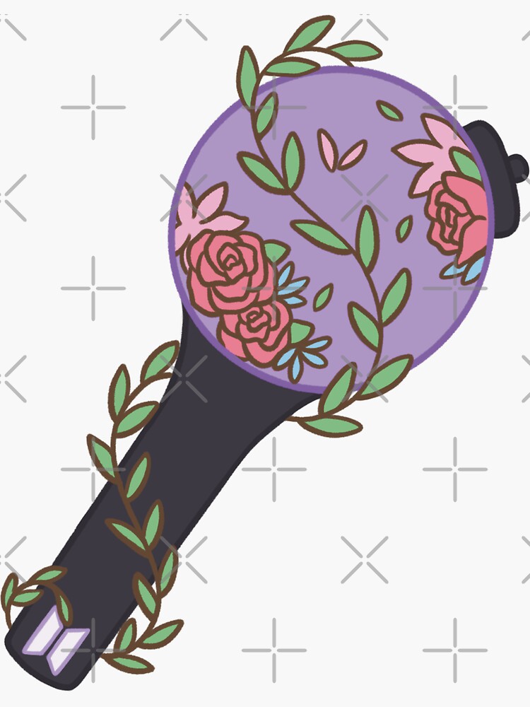 "Floral Army Bomb Design" Sticker for Sale by MazzaCreations | Redbubble