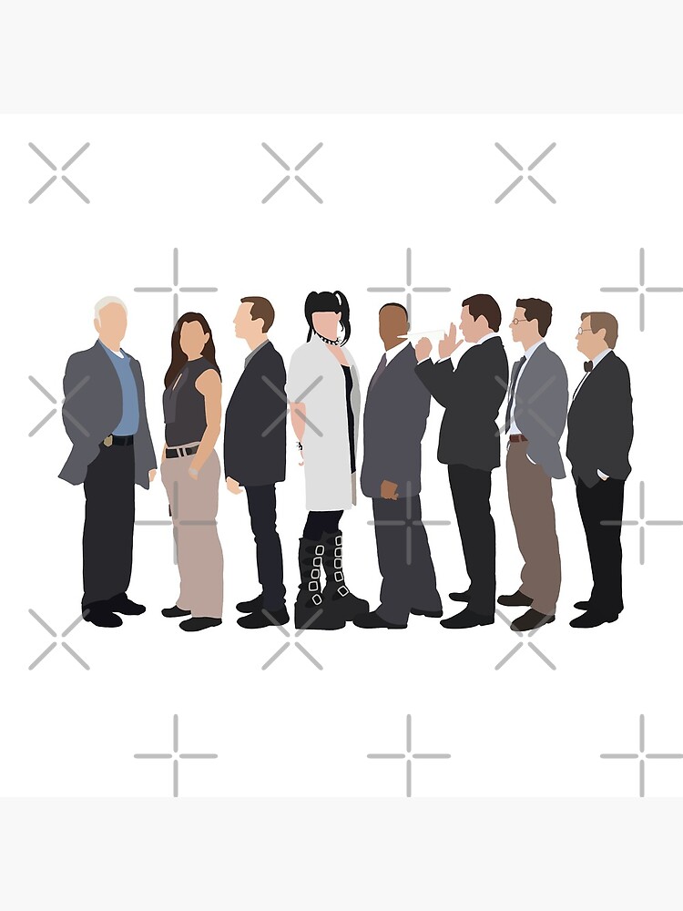 "NCIS Cast Drawing" Greeting Card for Sale by AnaByDesign | Redbubble