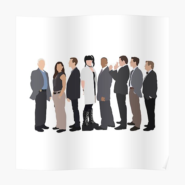"NCIS Cast Drawing" Poster for Sale by AnaByDesign | Redbubble