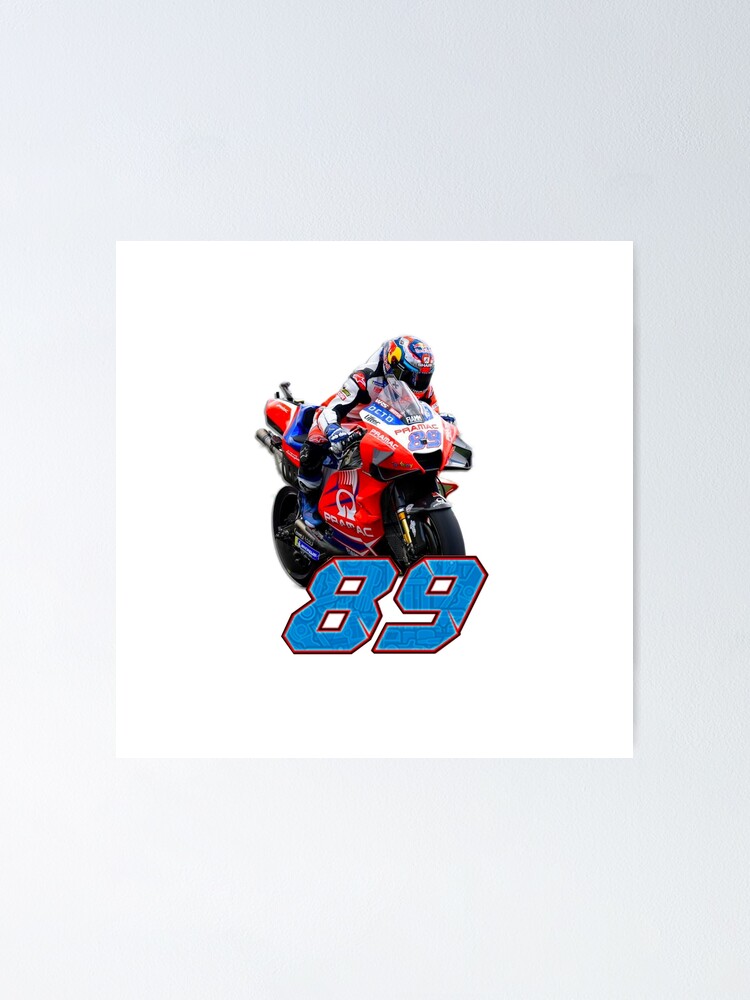 "MotoGP 2021 Jorge Marting Spanish Champion Pro Number 89" Poster for ...