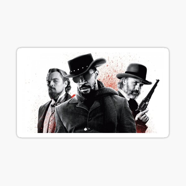"django unchained" Sticker for Sale by mathieugrabels | Redbubble