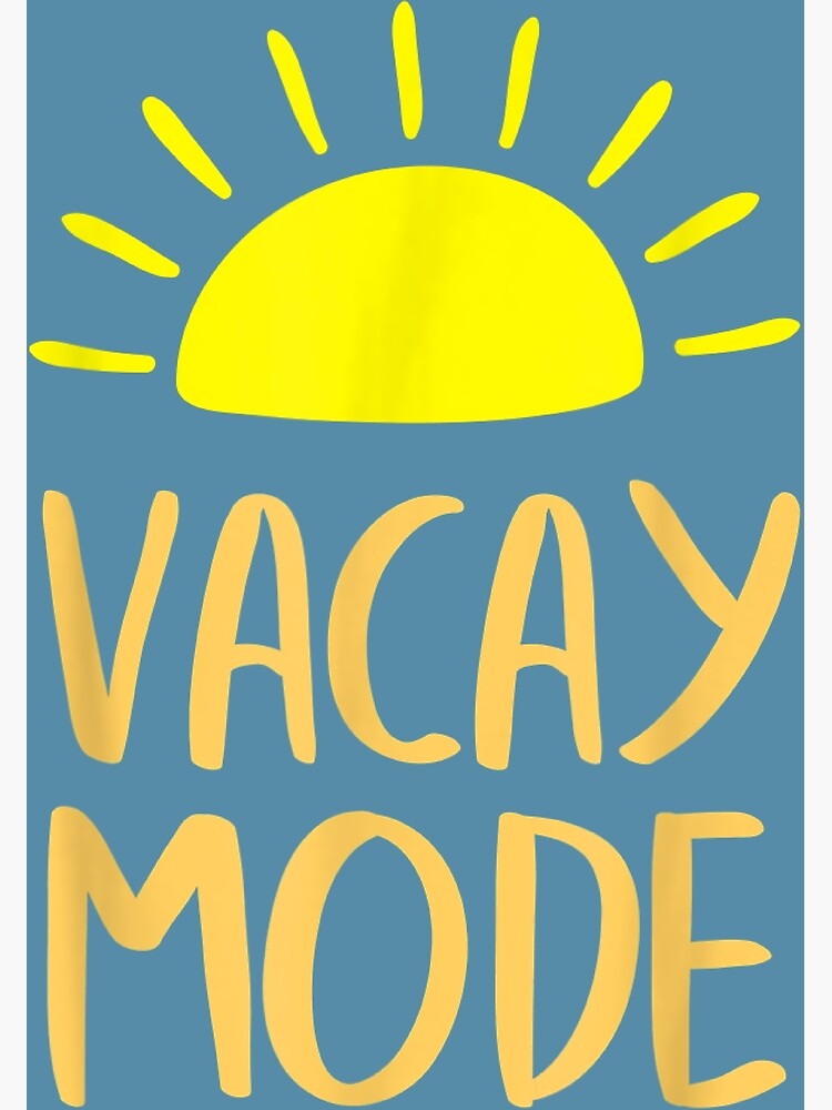 "Awesome Summer Vacation Vibes " Poster for Sale by KingPower | Redbubble