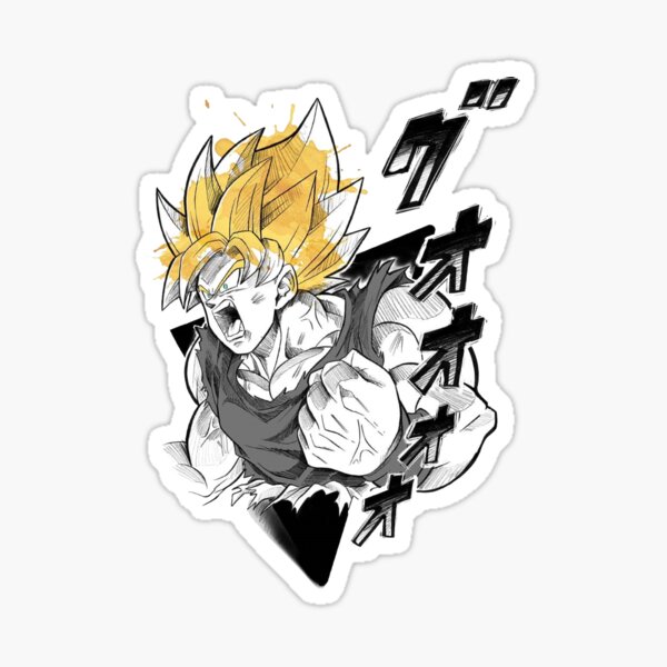 "dragon ball z " Sticker for Sale by irisstonem | Redbubble