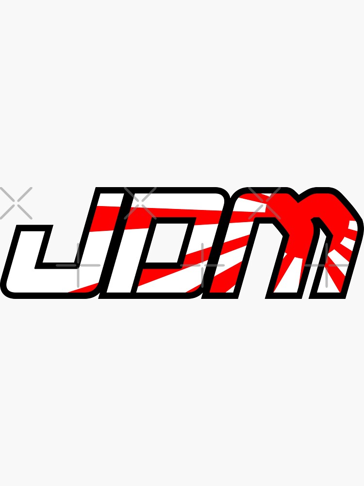 "JDM logo" Sticker for Sale by teeashirts | Redbubble